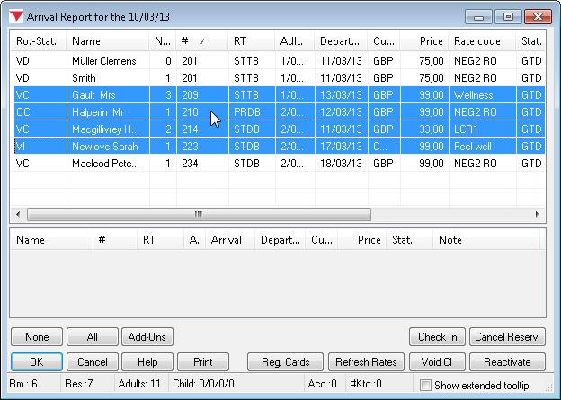 Selecting Multiple Items